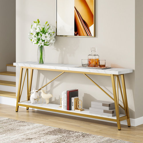 Wayfair | Way Day: Gold Console Tables You'll Love In 2023
