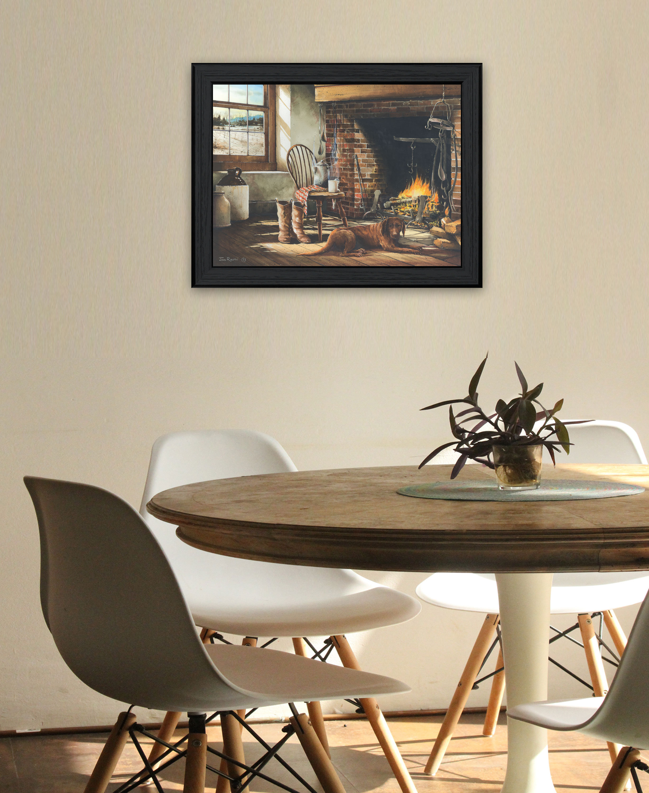 Red Barrel Studio® His Morning Coffee Framed Wall Art for Living Room ...