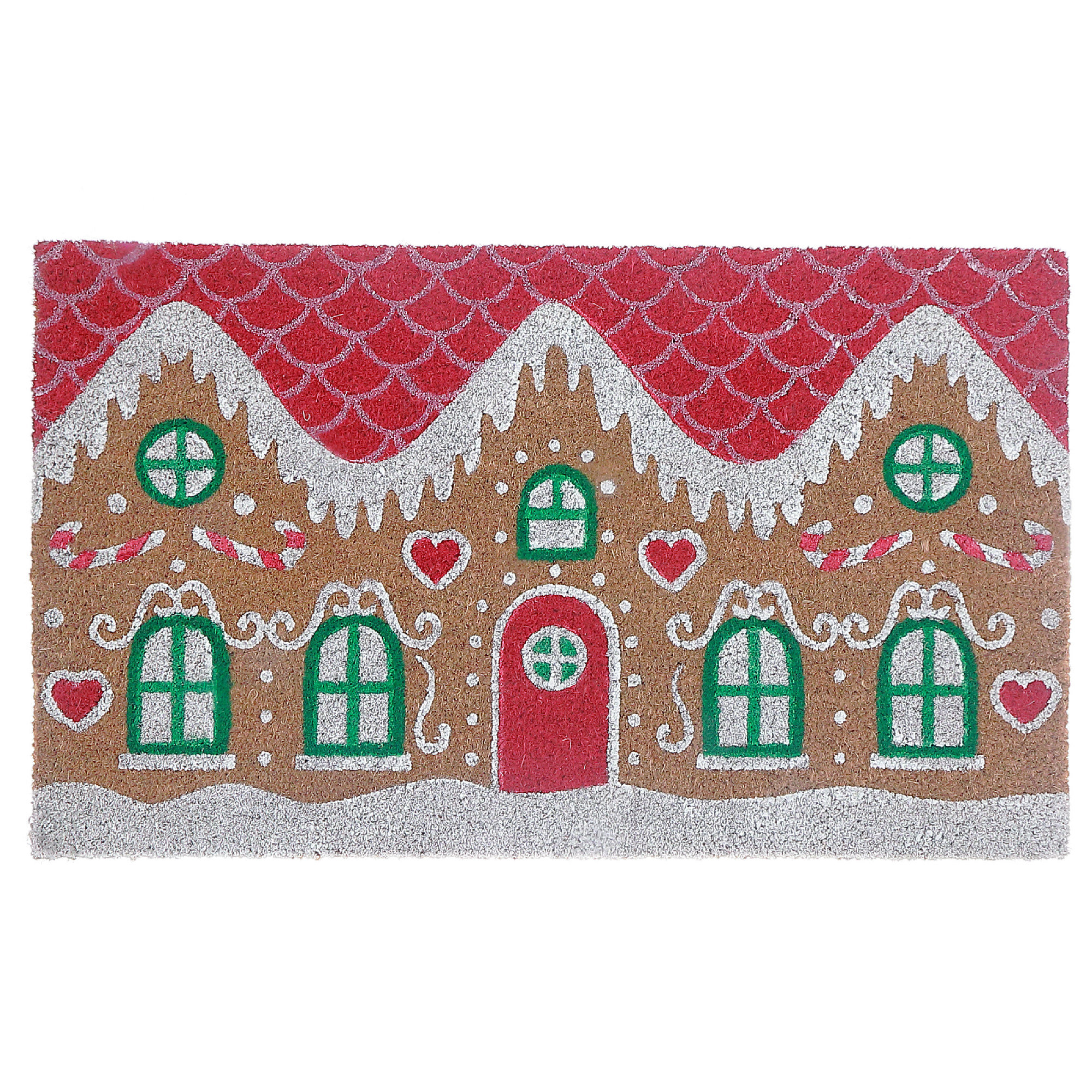 The Holiday Aisle® Kayatana Non-Slip Christmas Outdoor Doormat | Wayfair