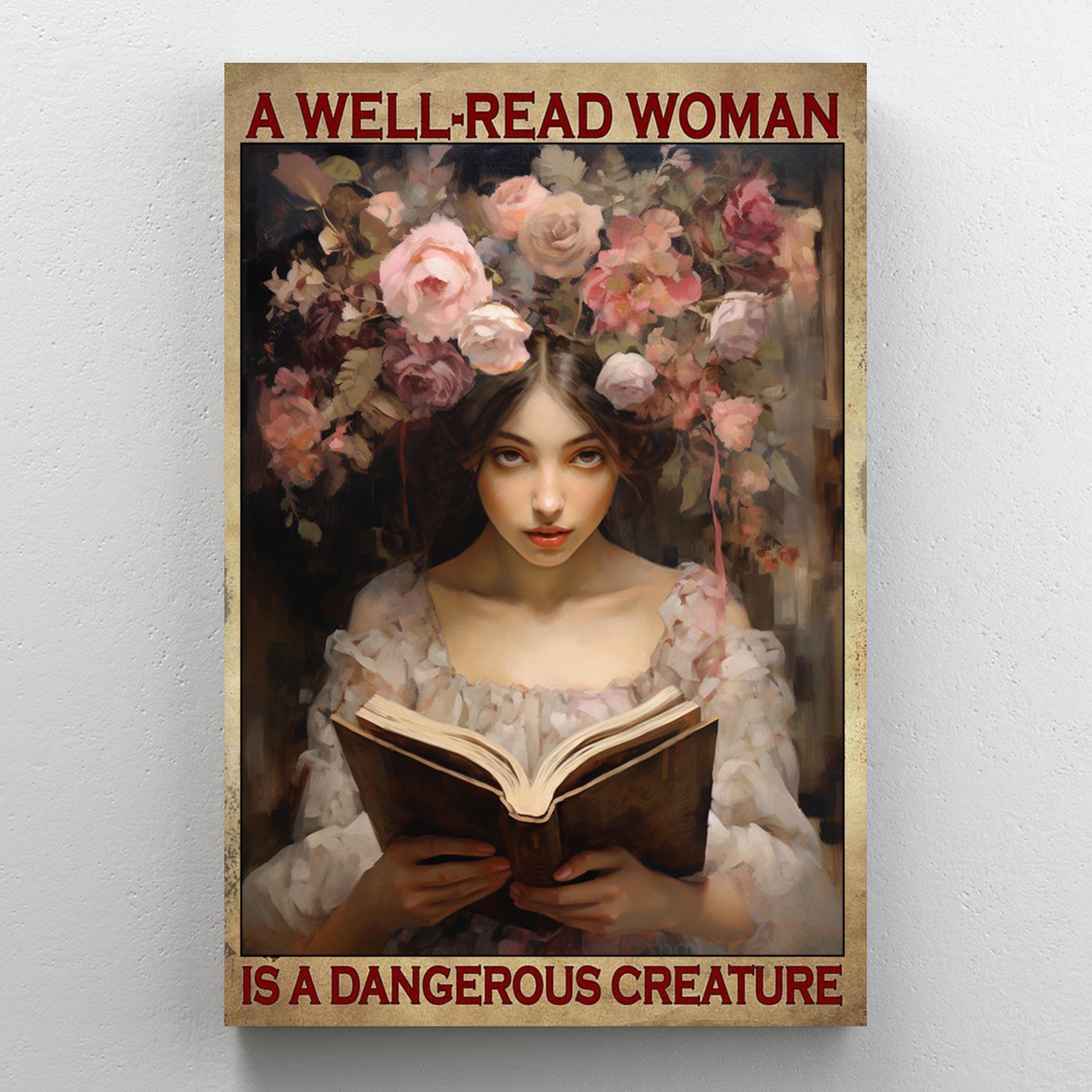 Trinx A Well Read Woman 1 - 1 Piece Rectangle Graphic Art Print On ...