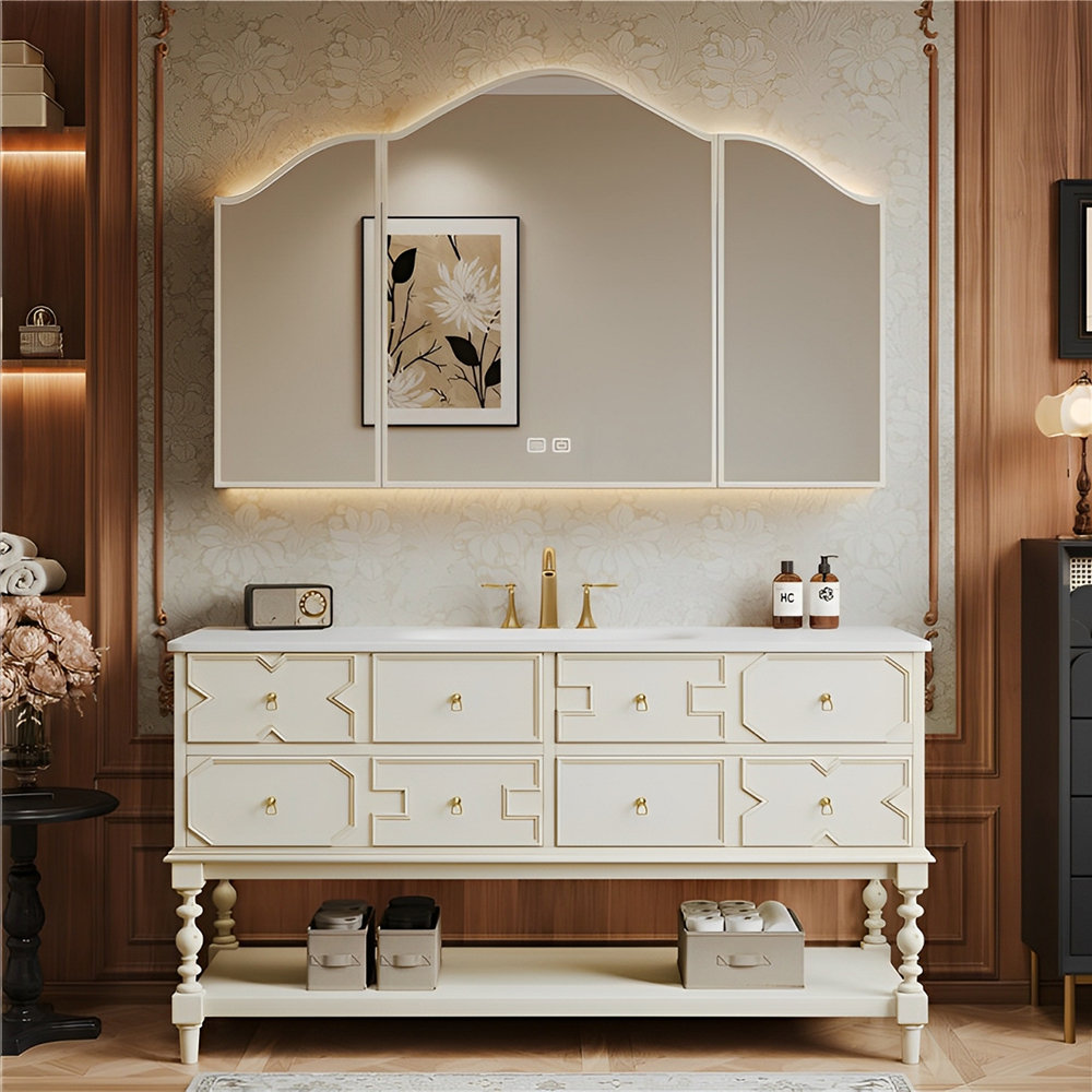 Orren Ellis Modern American-style bathroom cabinet. | Wayfair