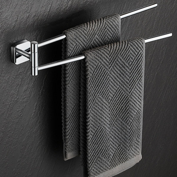 Xiangong Premium Solid Brass Bathroom Towel Rack With Double Rotating ...