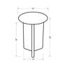 Wade Logan® Solid Wood Side Table & Reviews | Wayfair
