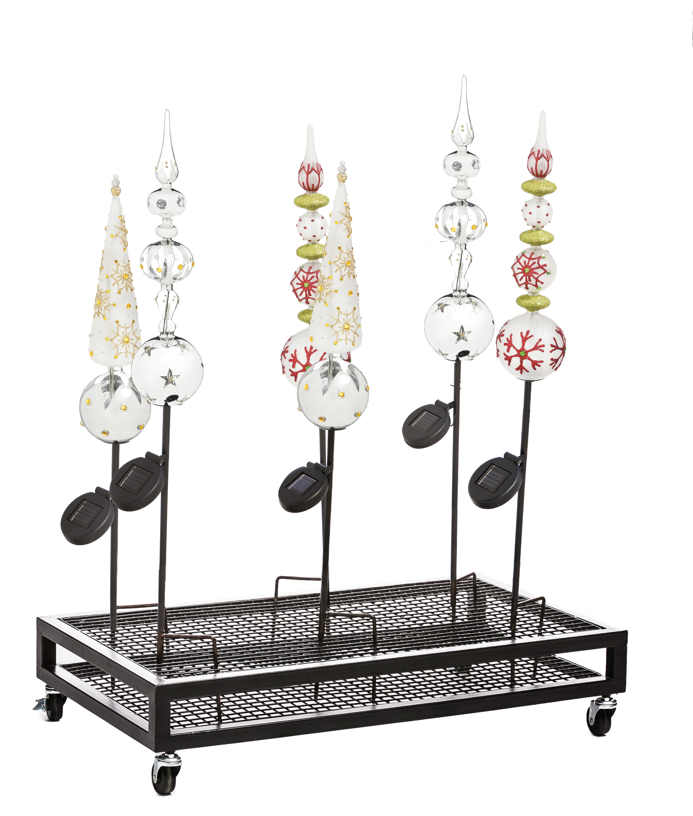 Freeport Park® Henthorn Universal Garden Stake Rolling Grid Display ...