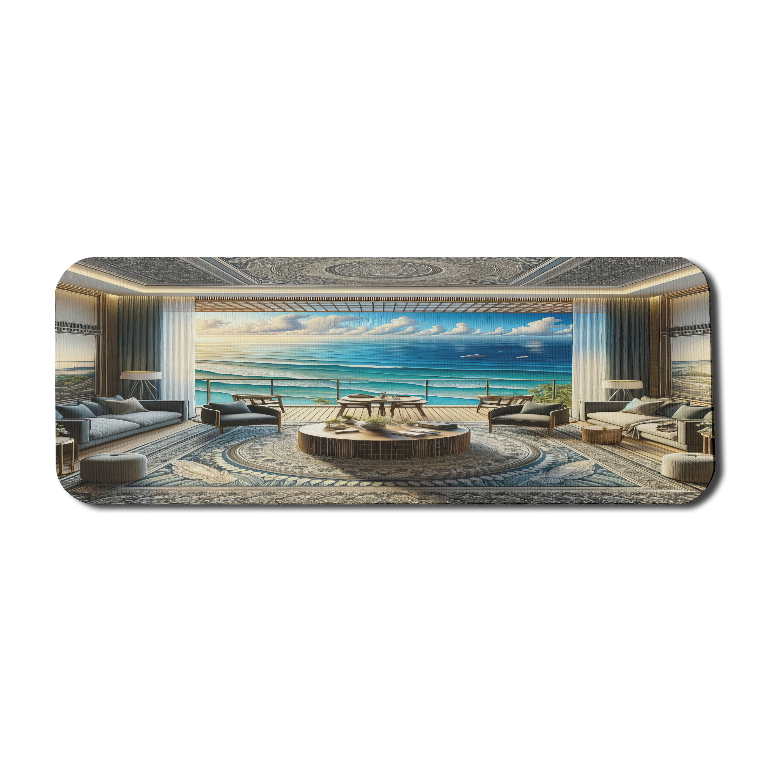 Charlton Home® Dellen Rubber Desk Pad | Wayfair