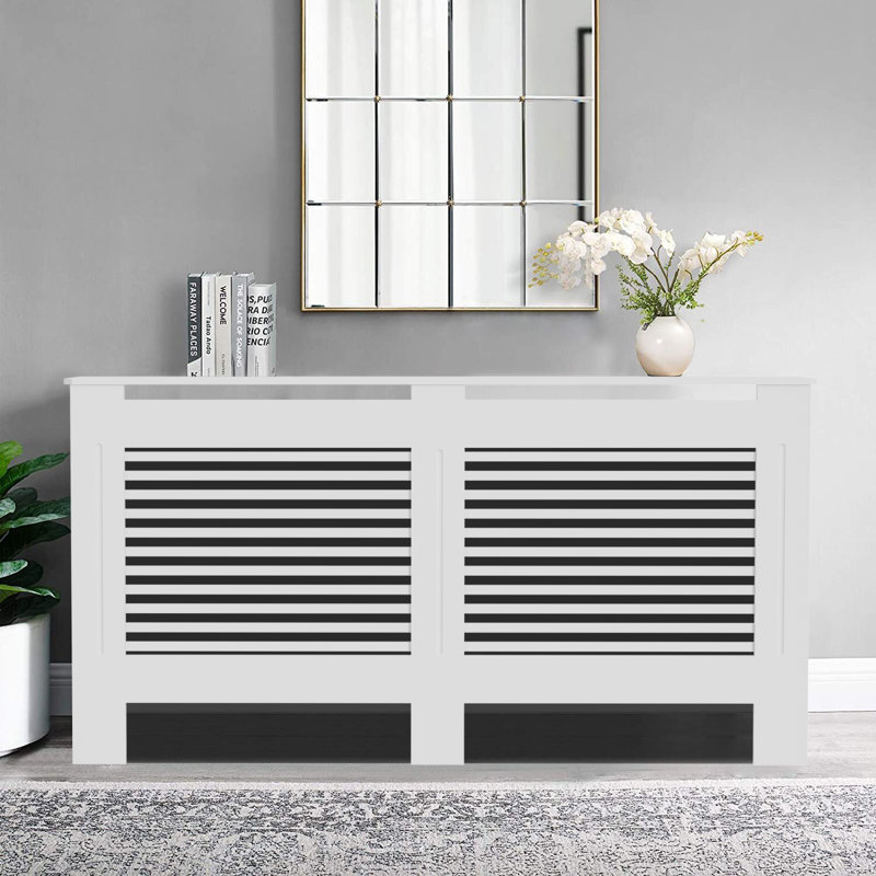 LUVODI High Slatted Radiator Cover Heating Heater Cabinet Grill for ...
