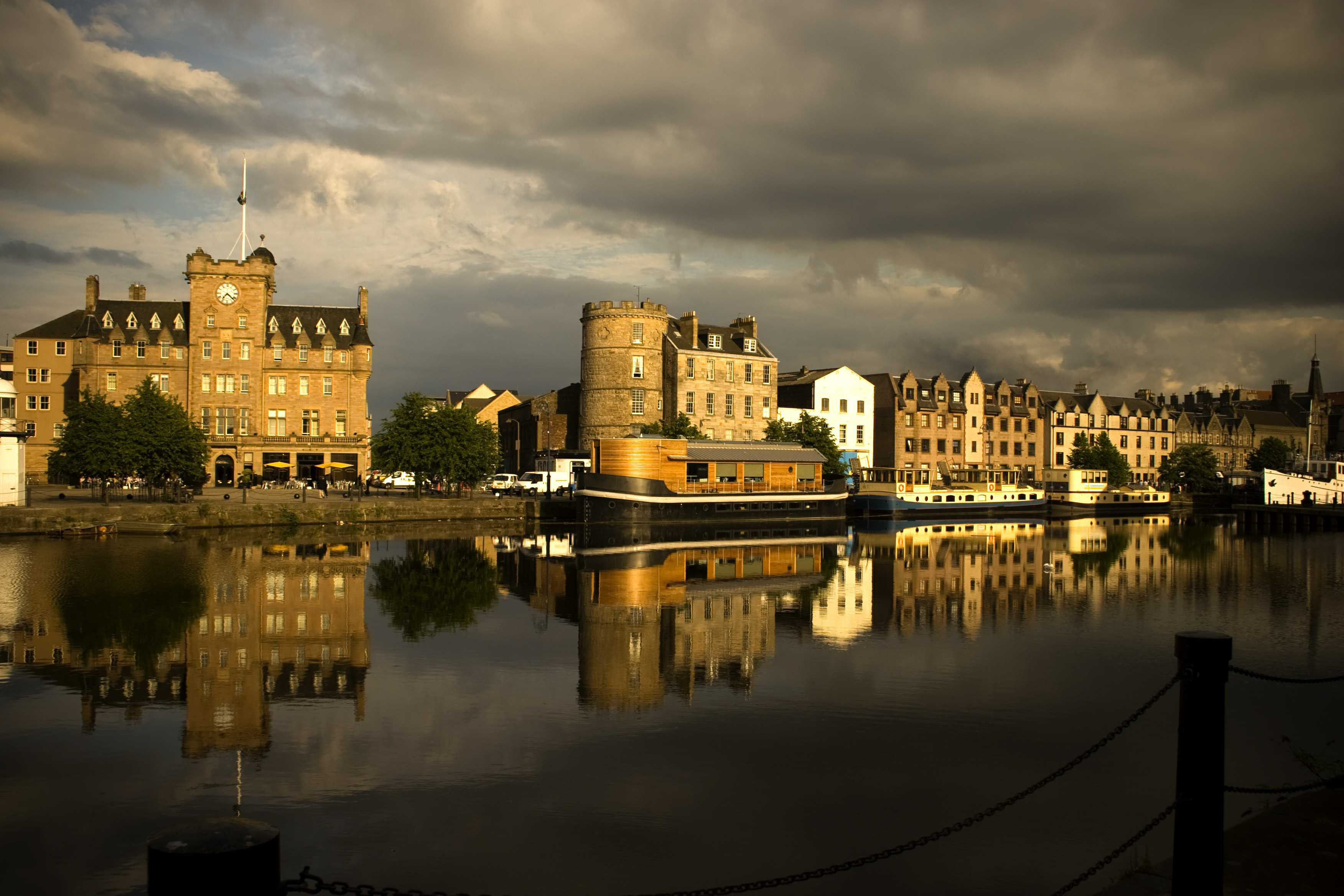 Ebern Designs Port of Leith, Scotland by Rack-and-Uh - Wrapped Canvas ...