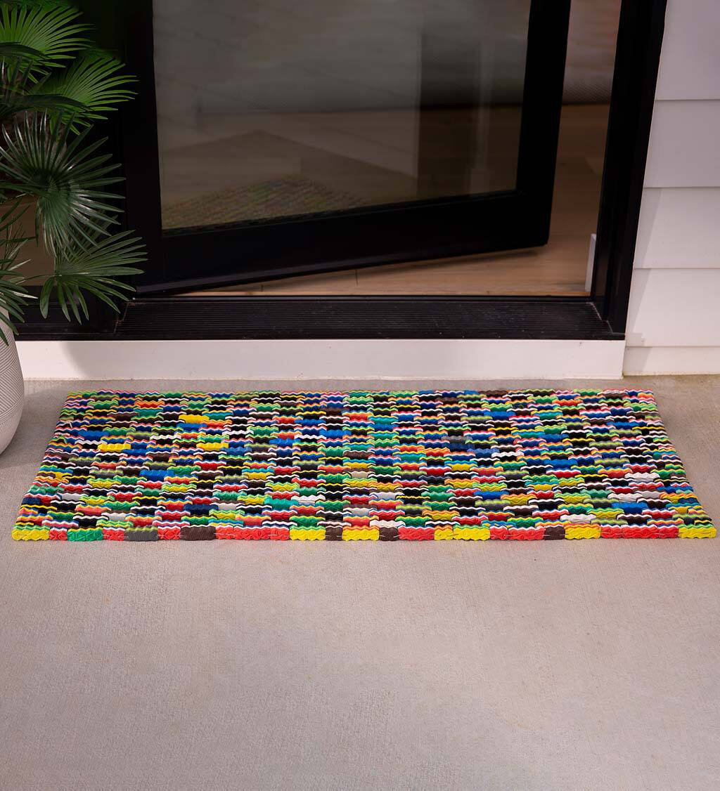 Dakota Fields Recycled Multi-Coloured Flip Flop Runner - Wayfair Canada