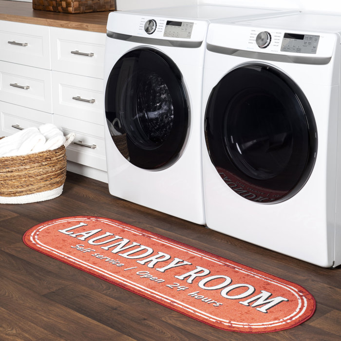 Trinx Graphic Machine Washable Laundry Mat & Reviews | Wayfair