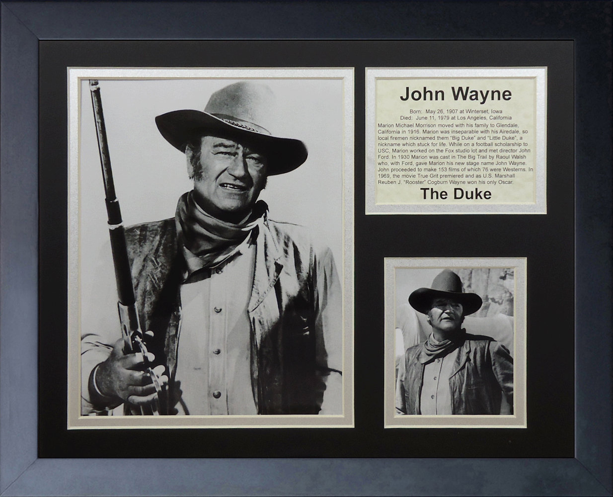 Legends Never Die John Wayne Framed Photo Collage | Wayfair