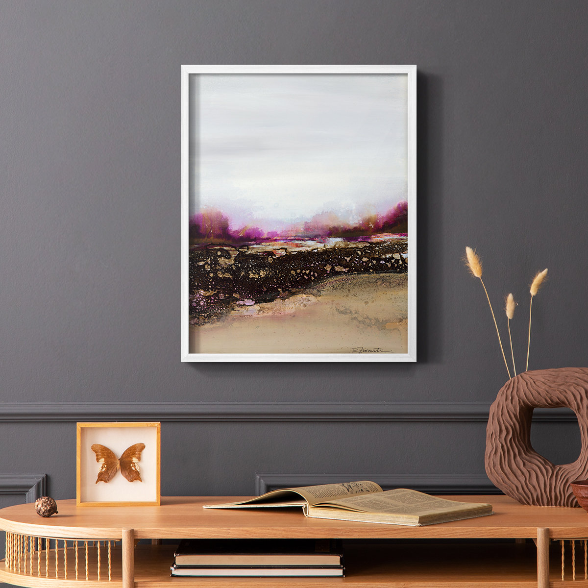 Wrought Studio™ Reflections of My Mind Framed Print - Solid Wood | Wayfair