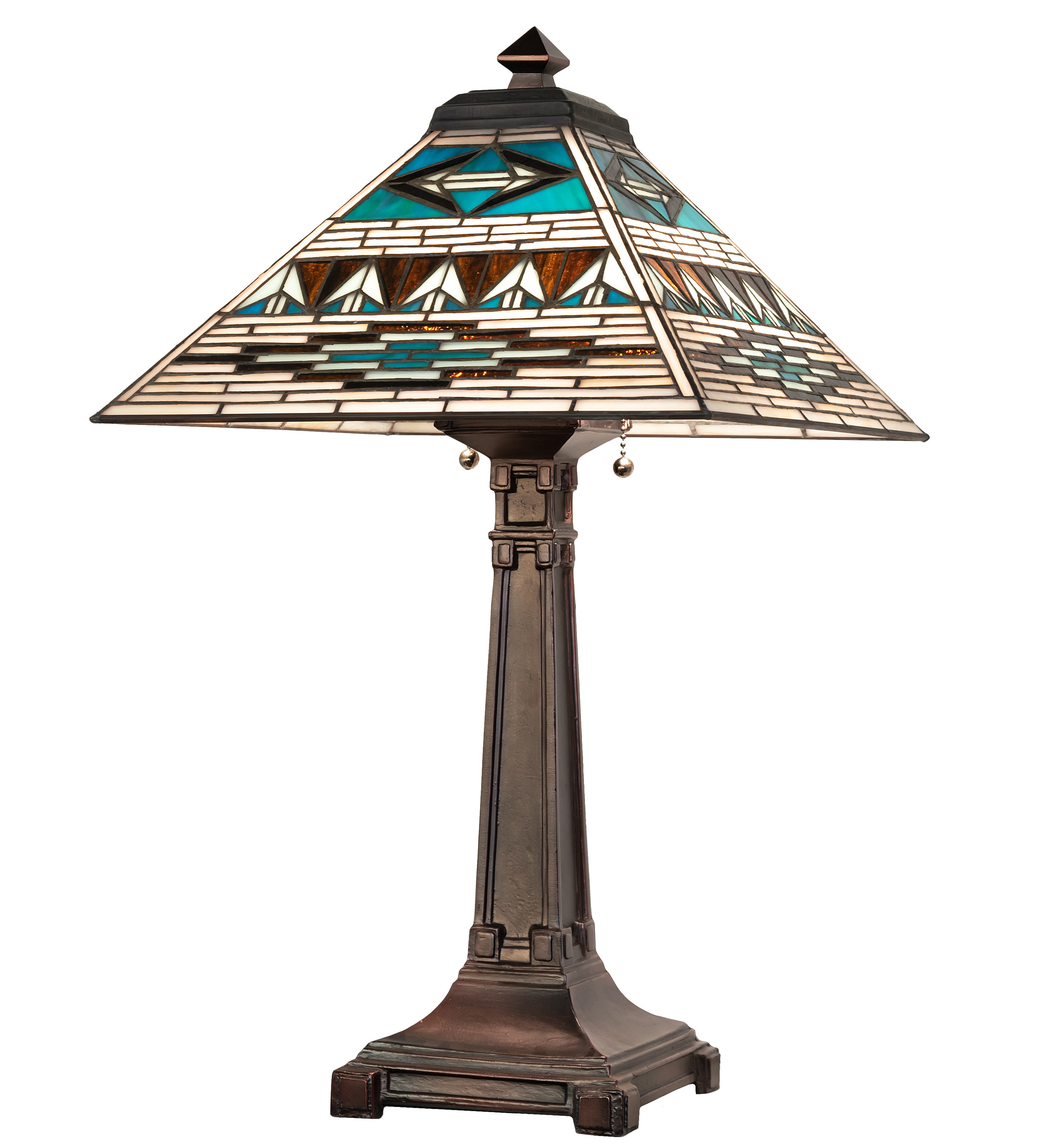 Meyda Lighting Valencia Mission 24" Metal Table Lamp | Wayfair