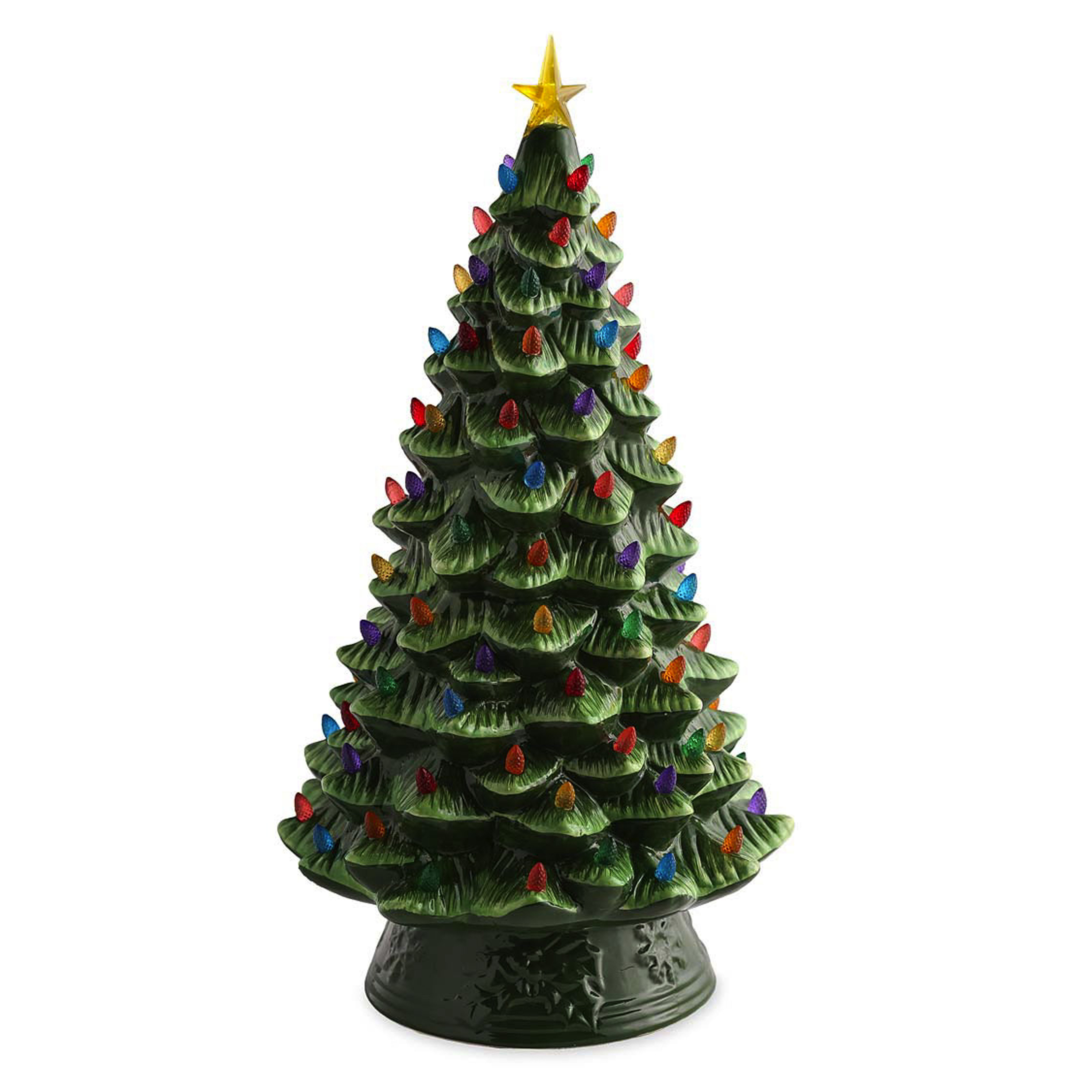 The Holiday Aisle® 20" Indoor/Outdoor Battery-Operated Lighted Ceramic ...