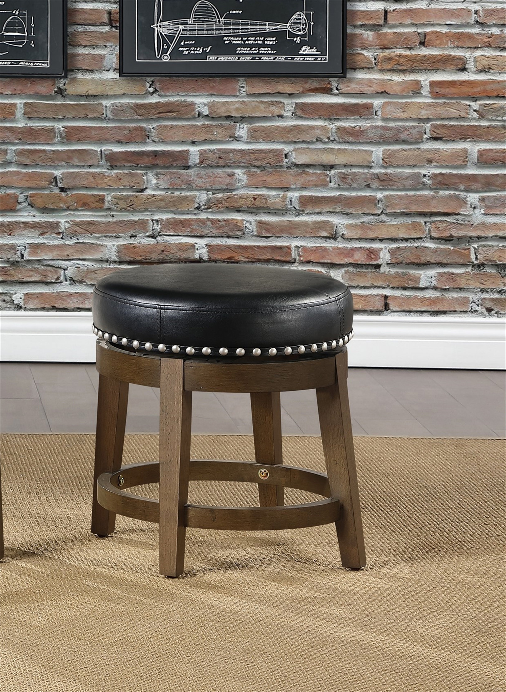 One Allium Way® Transitional Swivel Stools Set, Enhancing Casual Dining ...