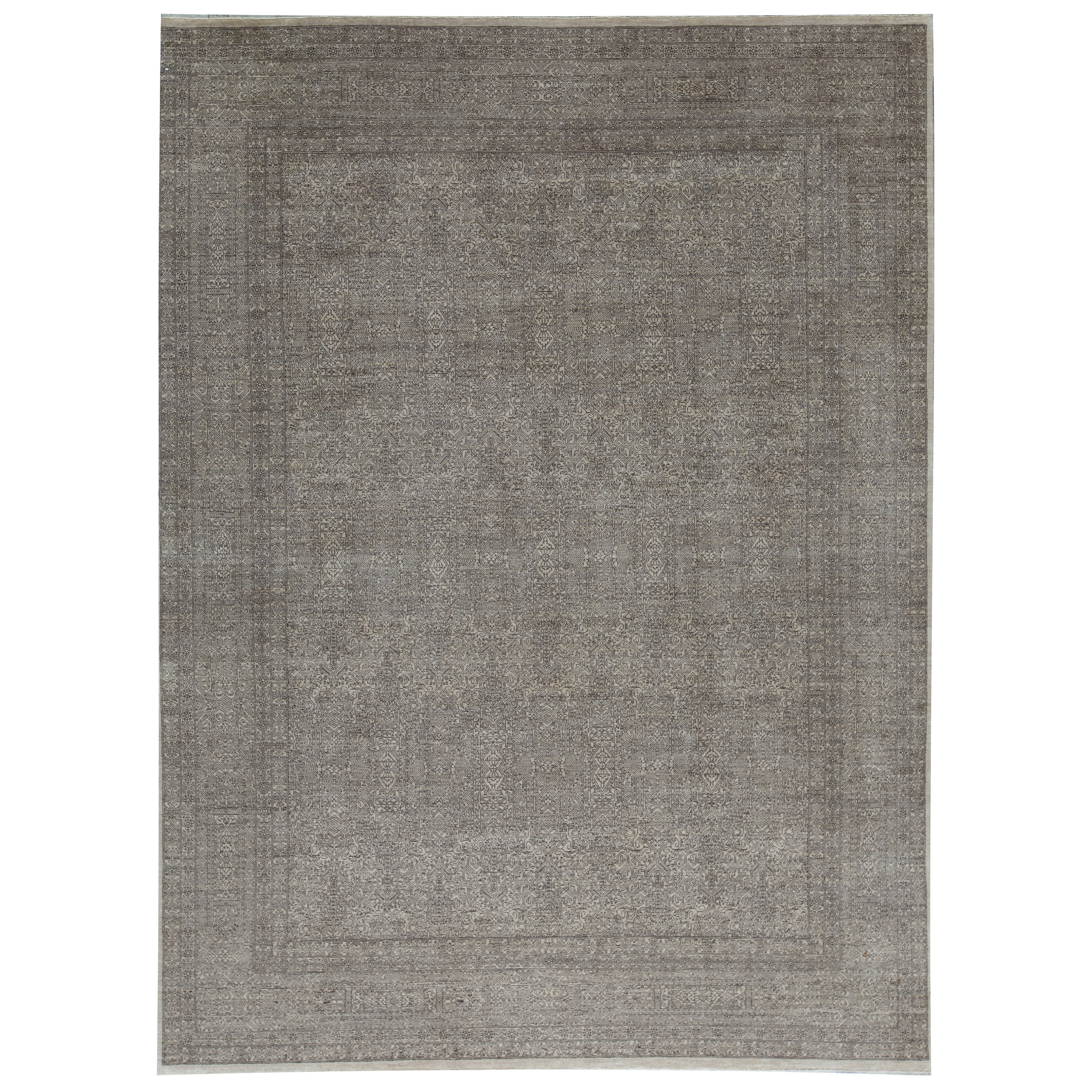 Bokara Rug Co., Inc. Neo Villa Hand-Knotted Oriental Area Rug in Gray ...