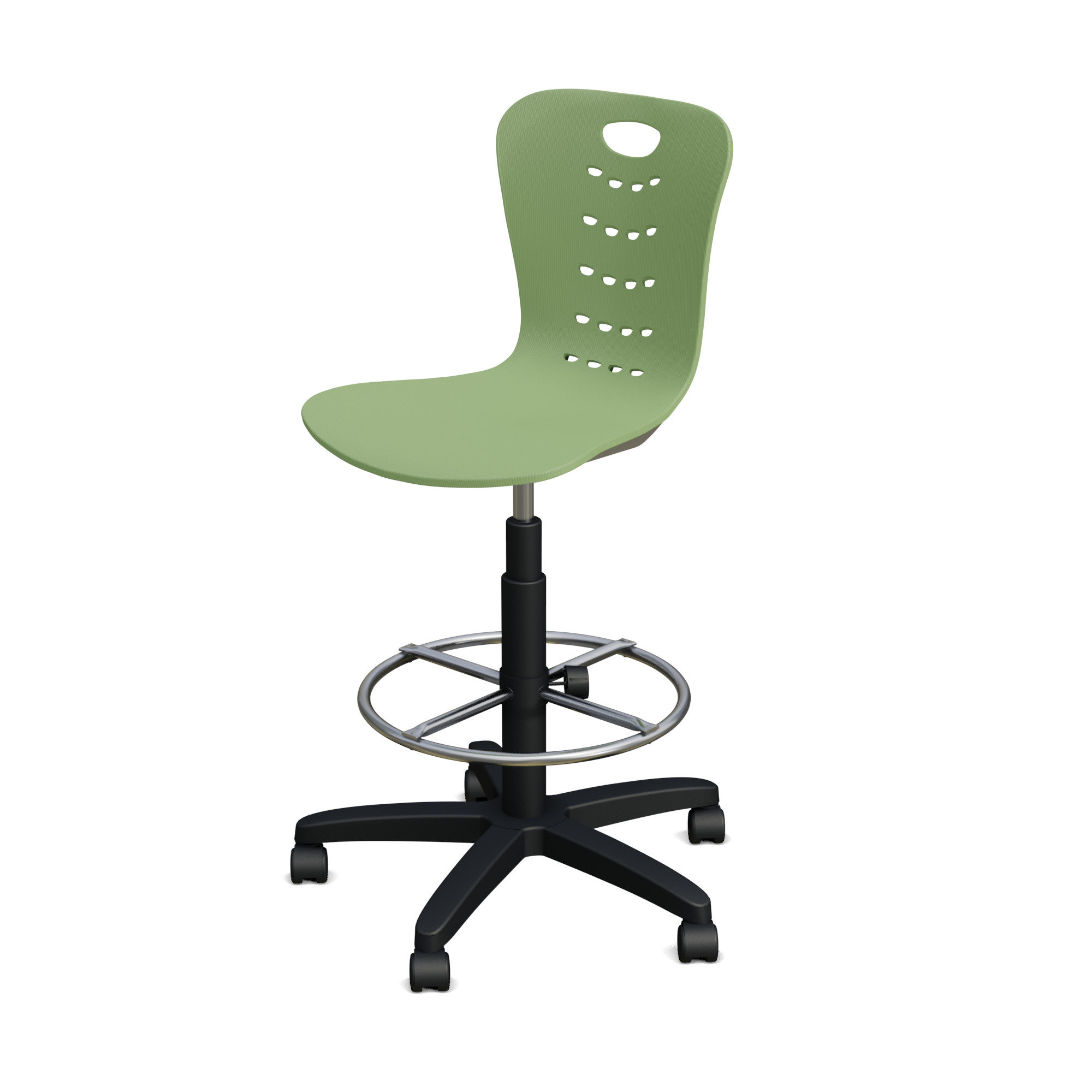 Tesco Industries Synergy Series Classroom Stool with Casters | Wayfair