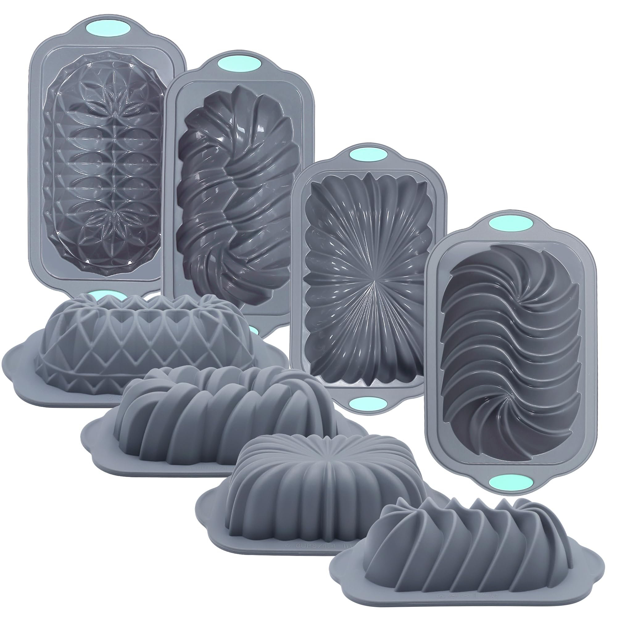 SHUNNUOMAOYI Silicone Bread Moulds With A Non-Stick Coating, Suitable ...