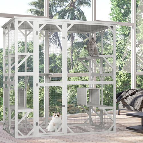 Outdoor Cat Cages & Catios You'll Love | Wayfair