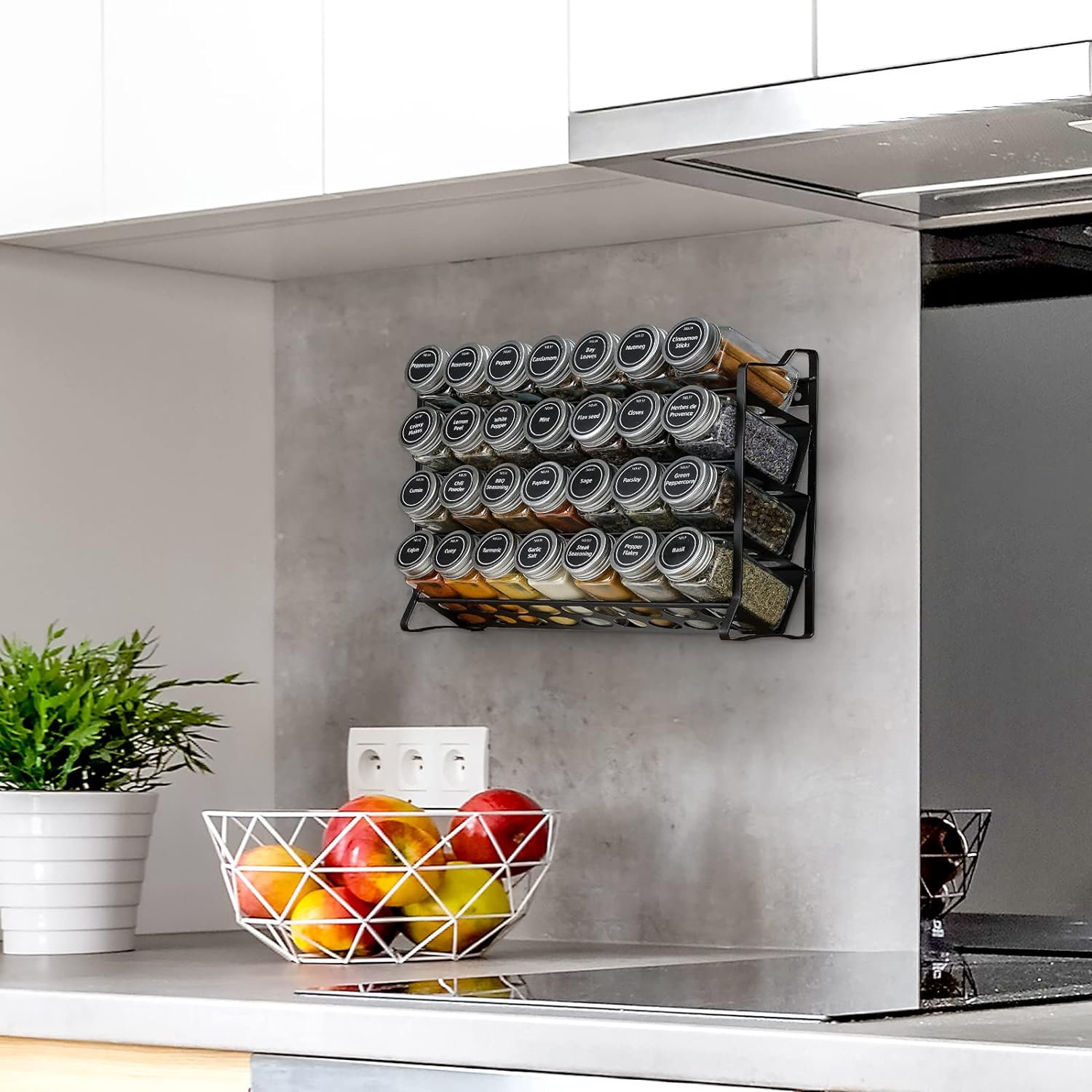 Prep & Savour 28 Jar Spice Jar & Rack Set | Wayfair