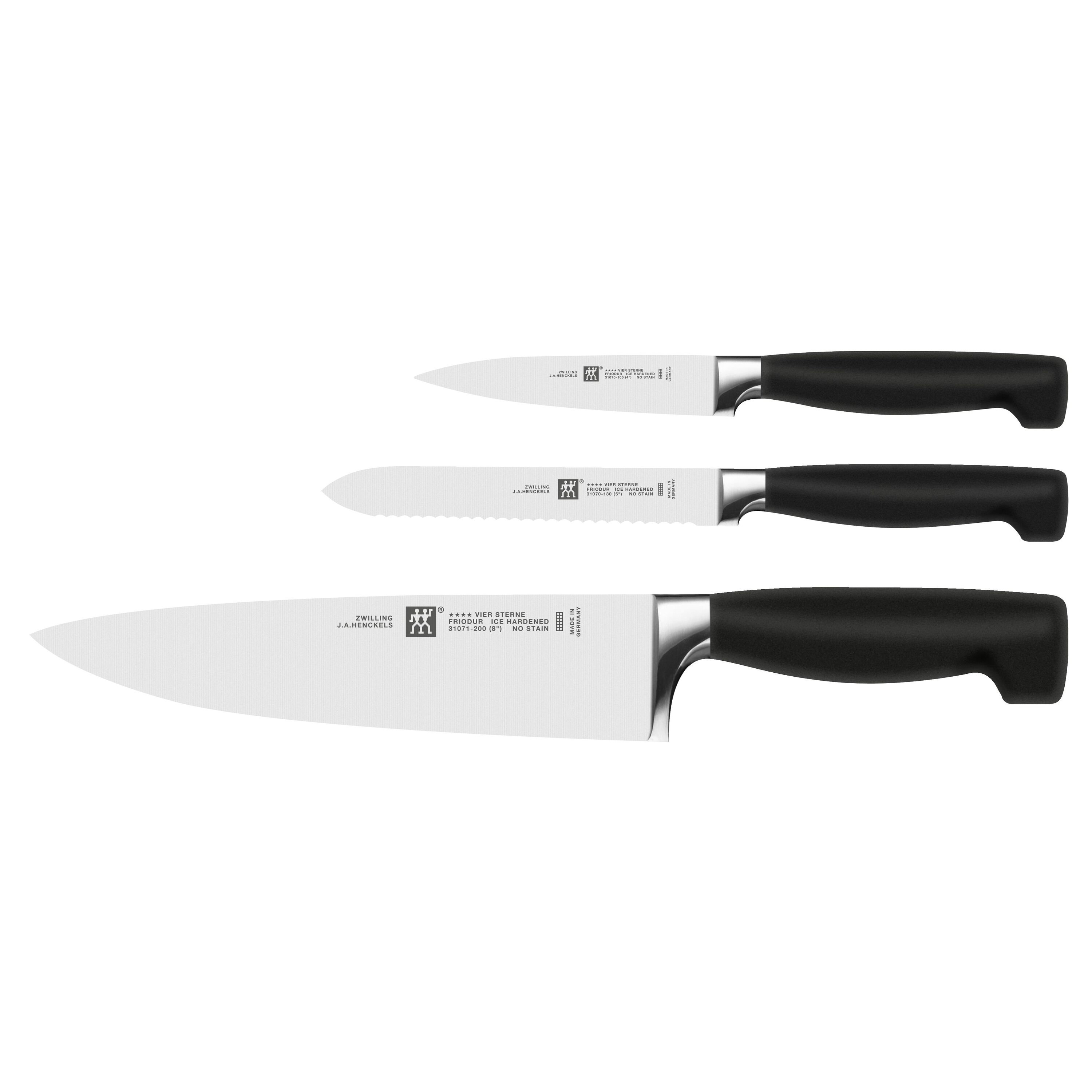 ZWILLING J.A. Henckels ZWILLING Four Star 3-Piece Essentials Starter ...