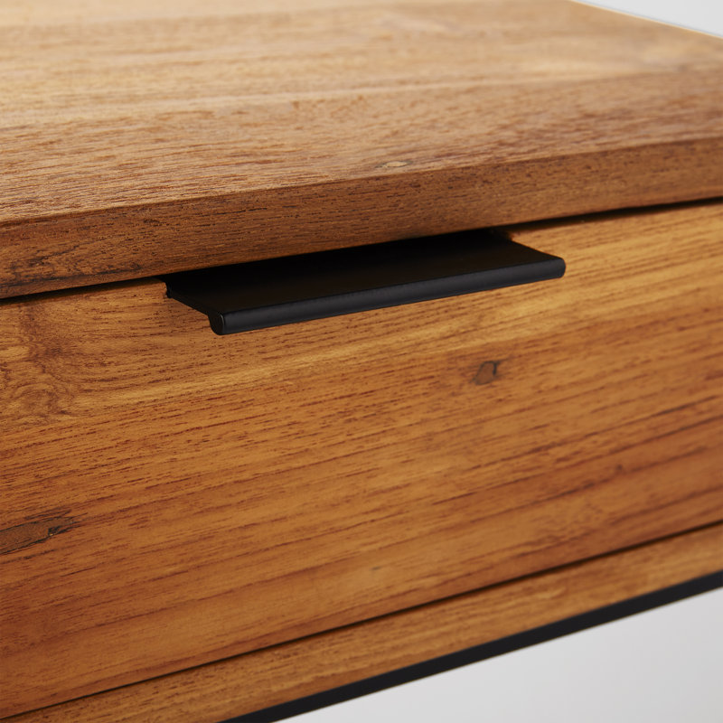 AllModern Theo Solid Wood End Table with Storage & Reviews | AllModern