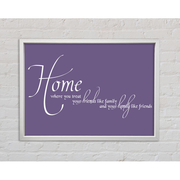 Bright Star Home Family Friends - Single Picture Frame Typography on ...
