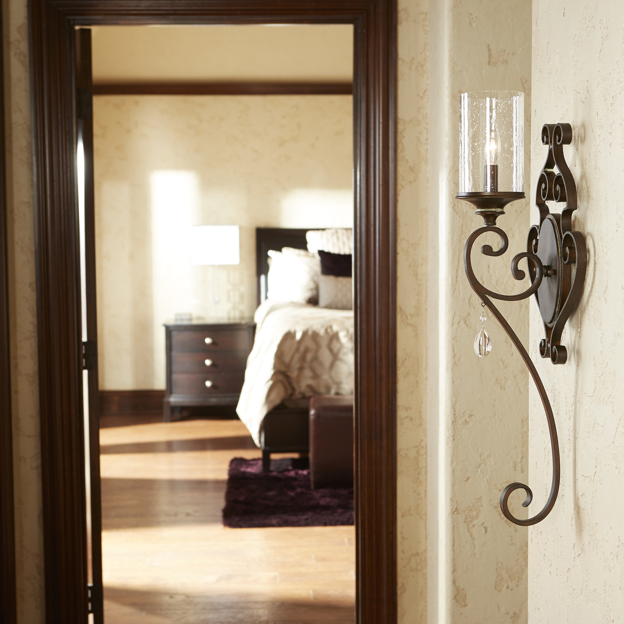 Laurel Foundry Modern Farmhouse® Salome 1 - Light Dimmable Candle Wall ...