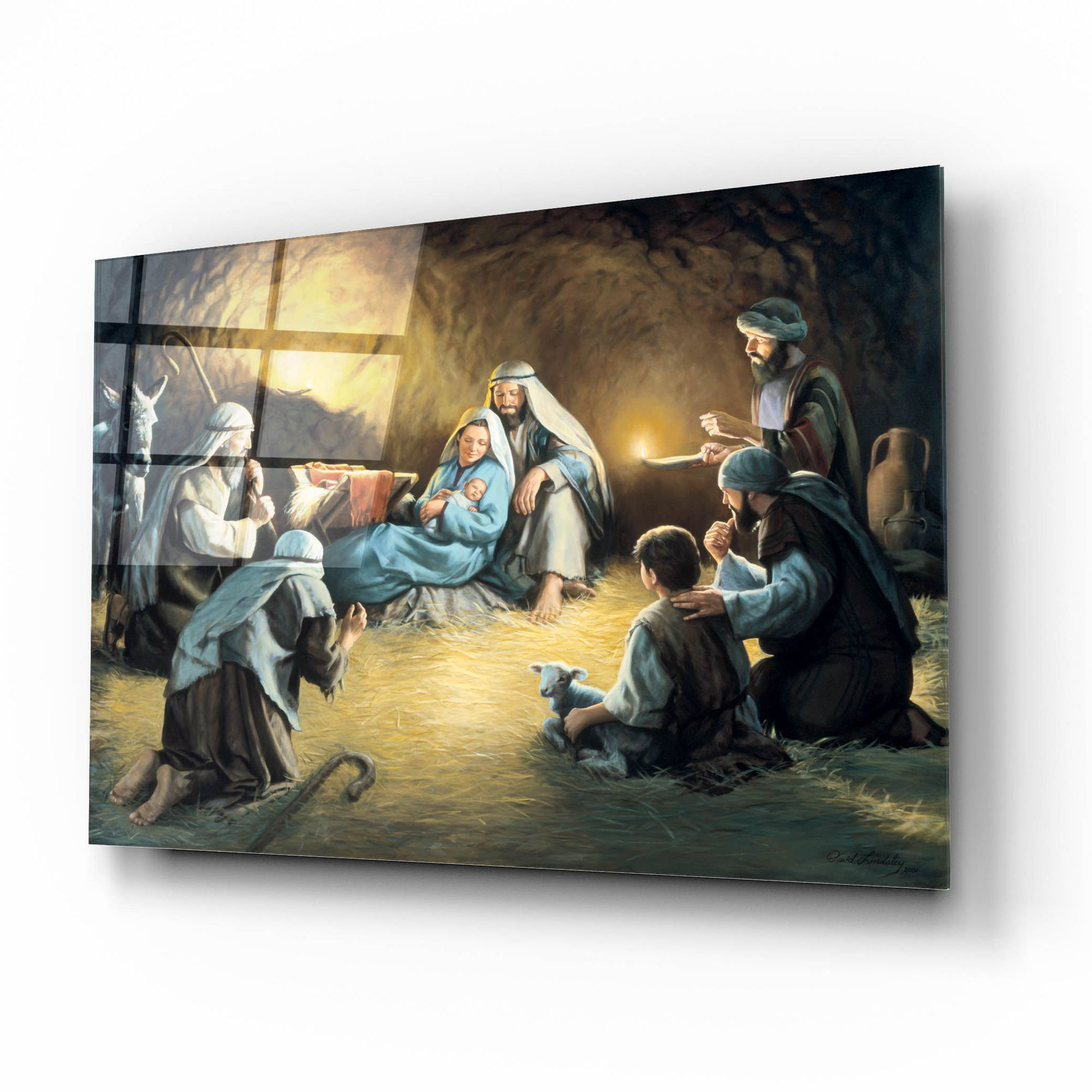 Darby Home Co Latitude Run® 'Nativity' By David Lindsley, Acrylic Glass ...
