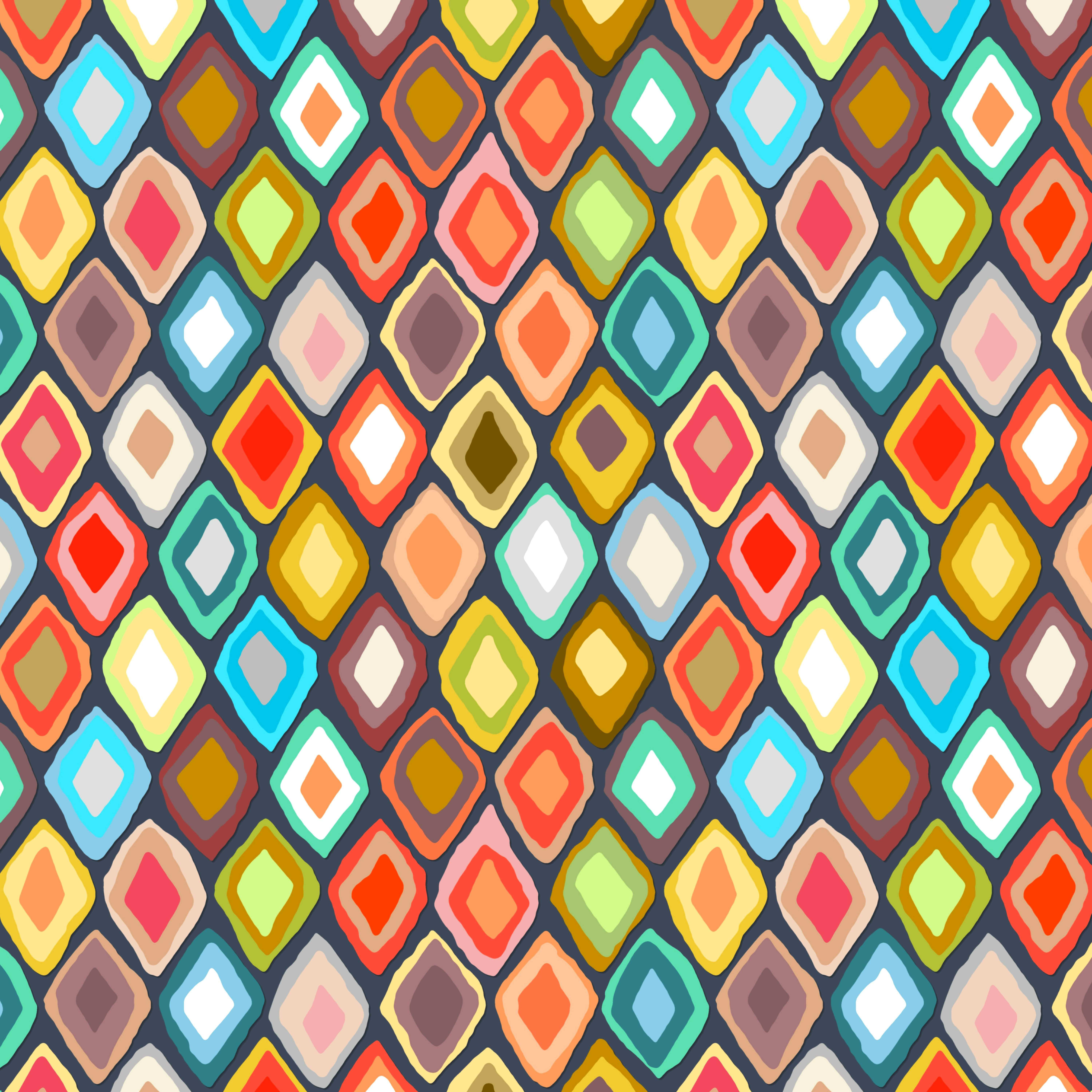 Wrought Studio Eben Sharon Turner Almas Diamond Ikat - Wrapped Canvas ...