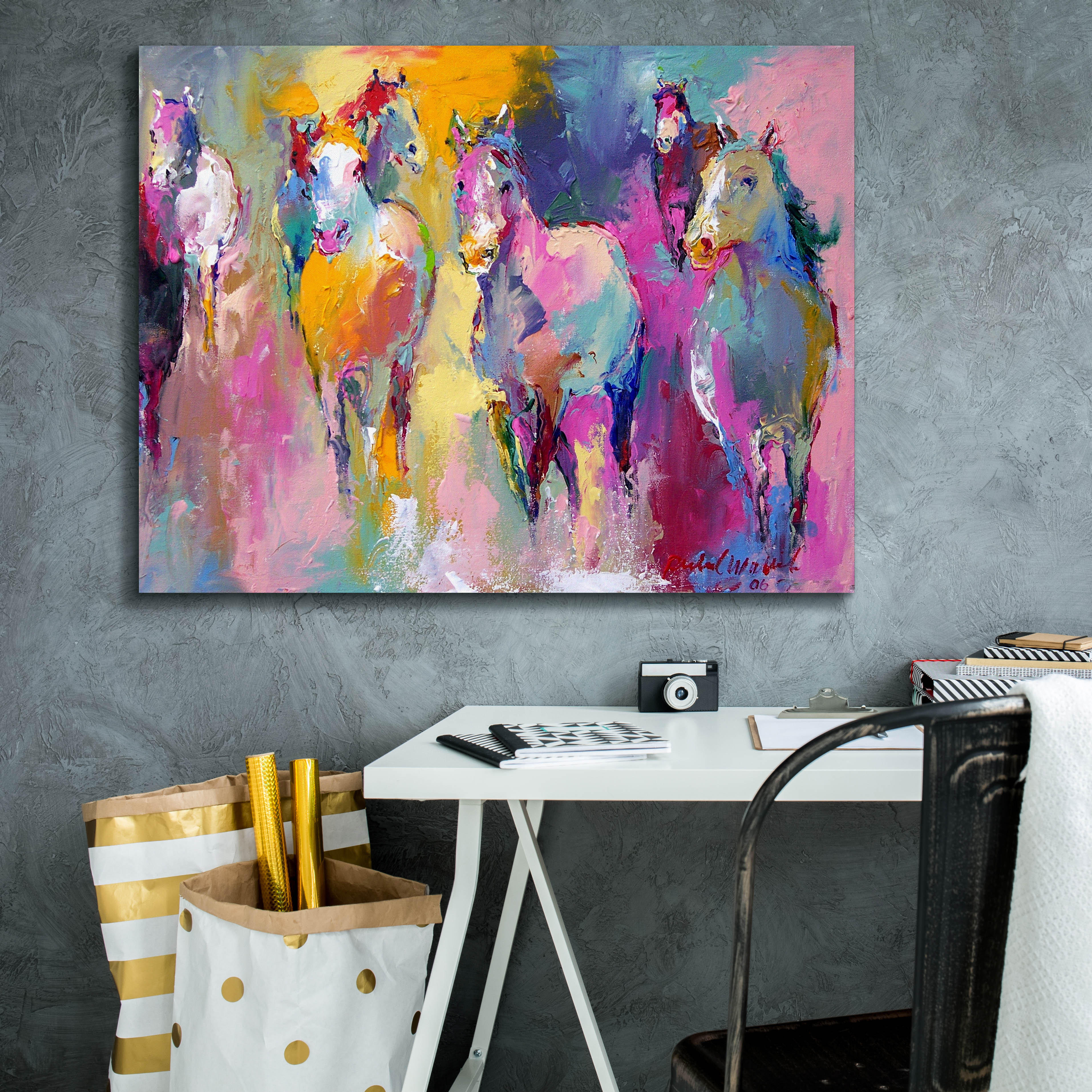 Loon Peak® 'Wild' by Richard Wallich, Canvas Wall Art, 34"x26" | Wayfair