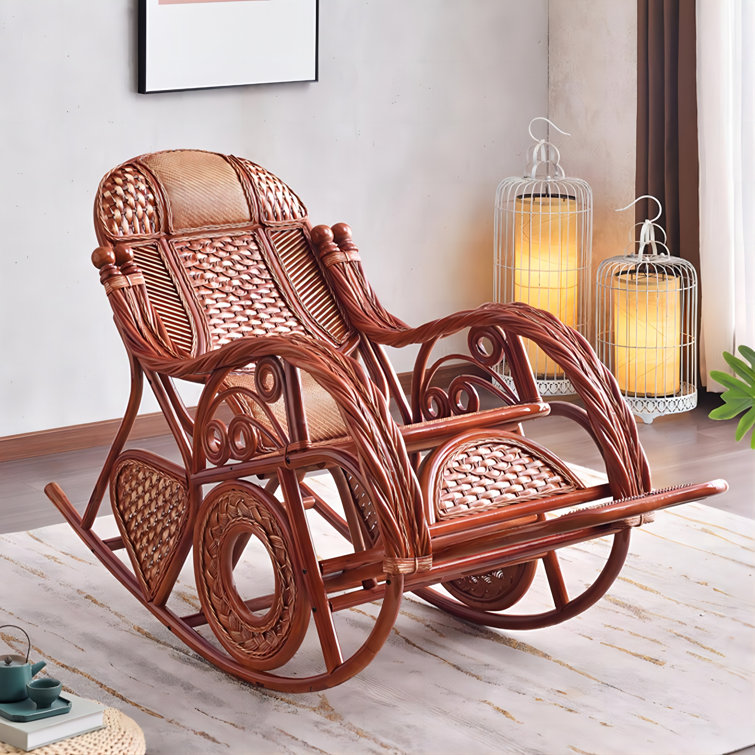 iCool Appliances Rattan Rocking Chair - Wayfair Canada