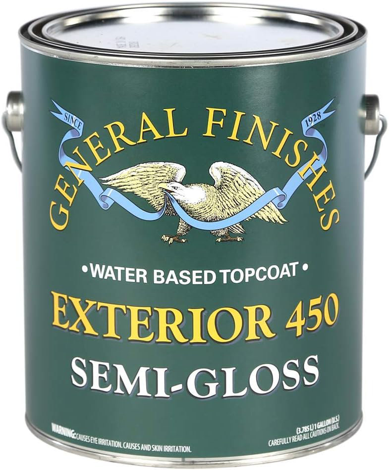 General Finishes Exterior 450 Water Based Semi-Gloss Topcoat | Wayfair