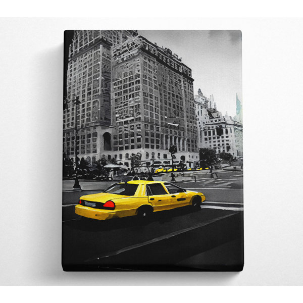 Latitude Run Nyc Yellow Cab - Wrapped Canvas Art Prints | Wayfair.co.uk