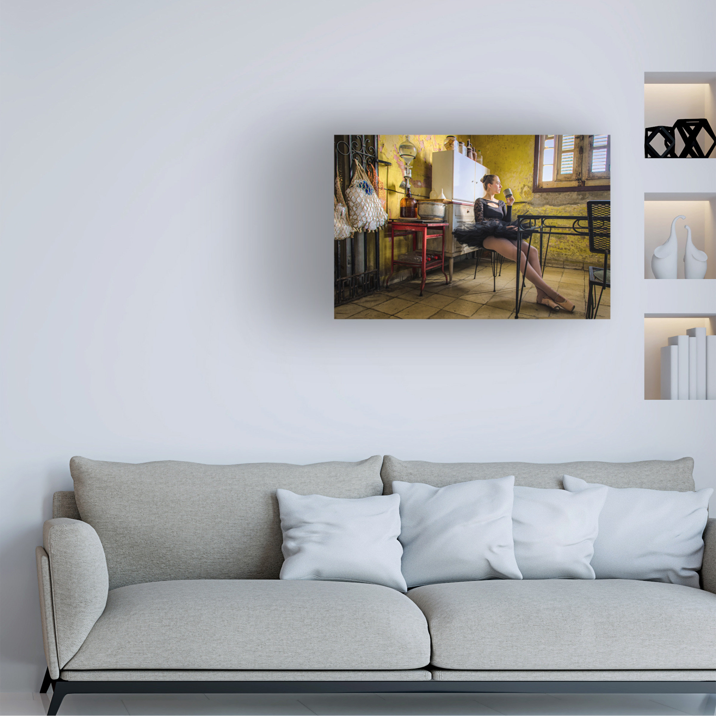 Ebern Designs Suzanne Trottier Cafac Allongac Canvas Art | Wayfair