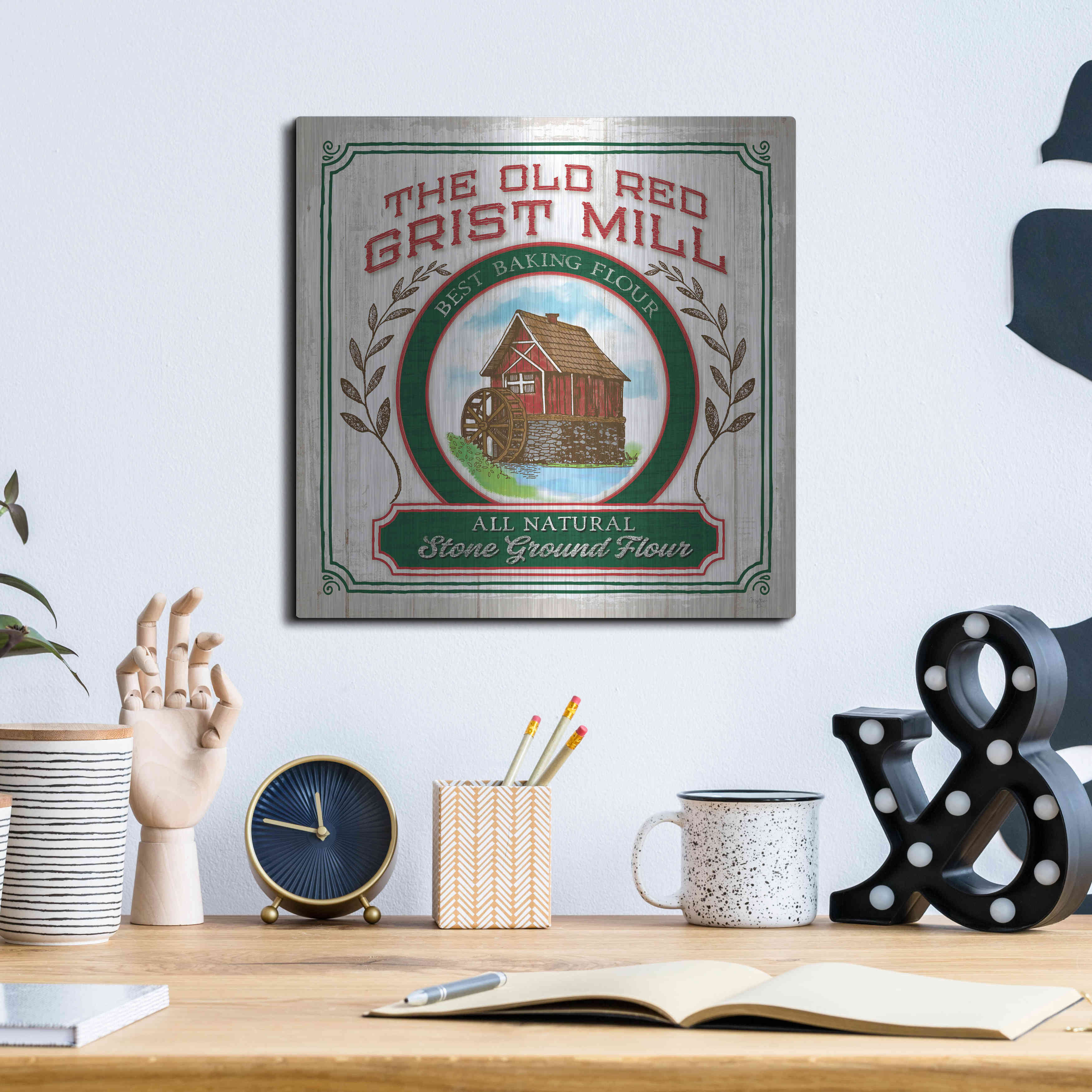 August Grove® " Grist Mill Flour " by Mollie B Art | Wayfair