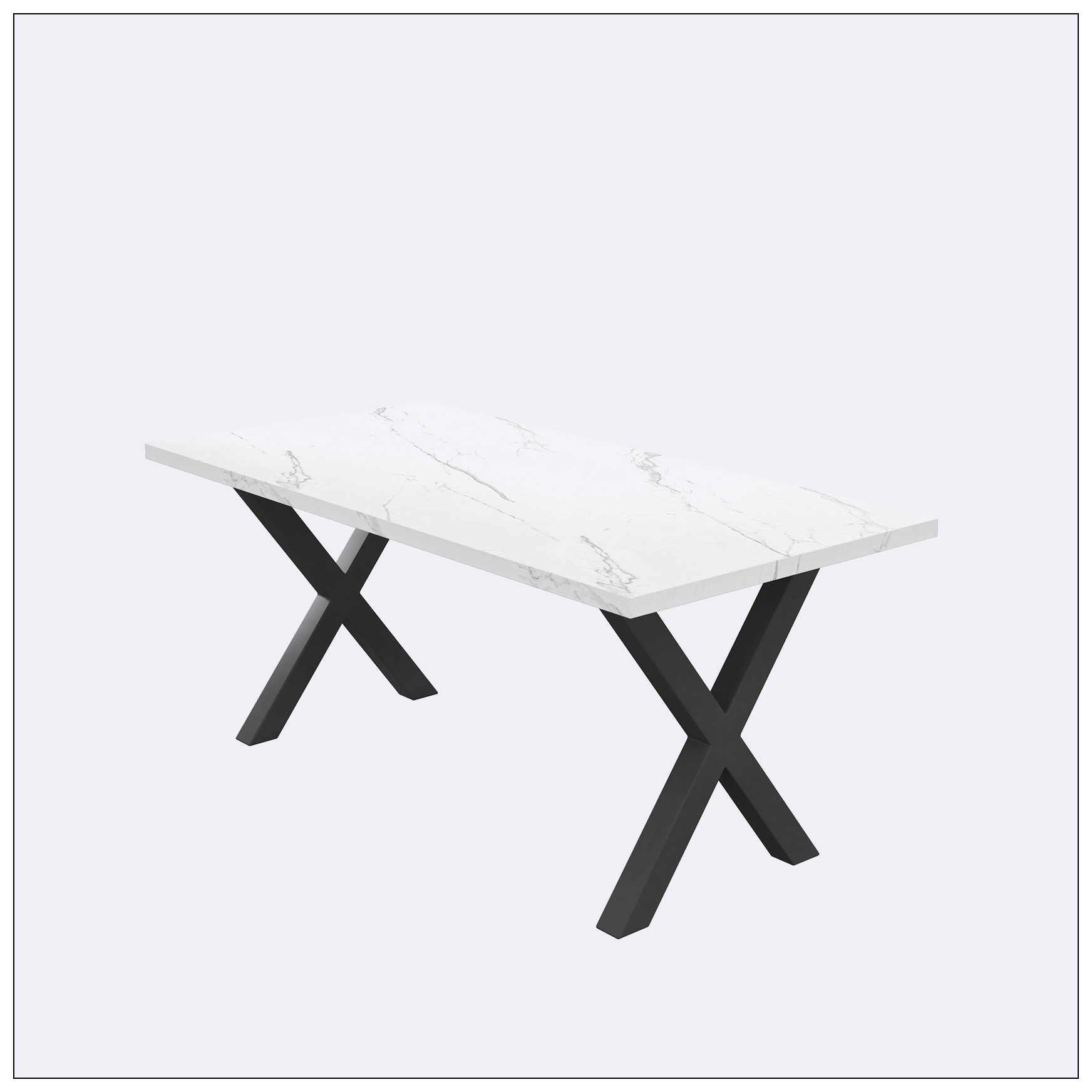 Ivy Bronx Square Dining Table with Printed Marble Table Top,Kitchen ...
