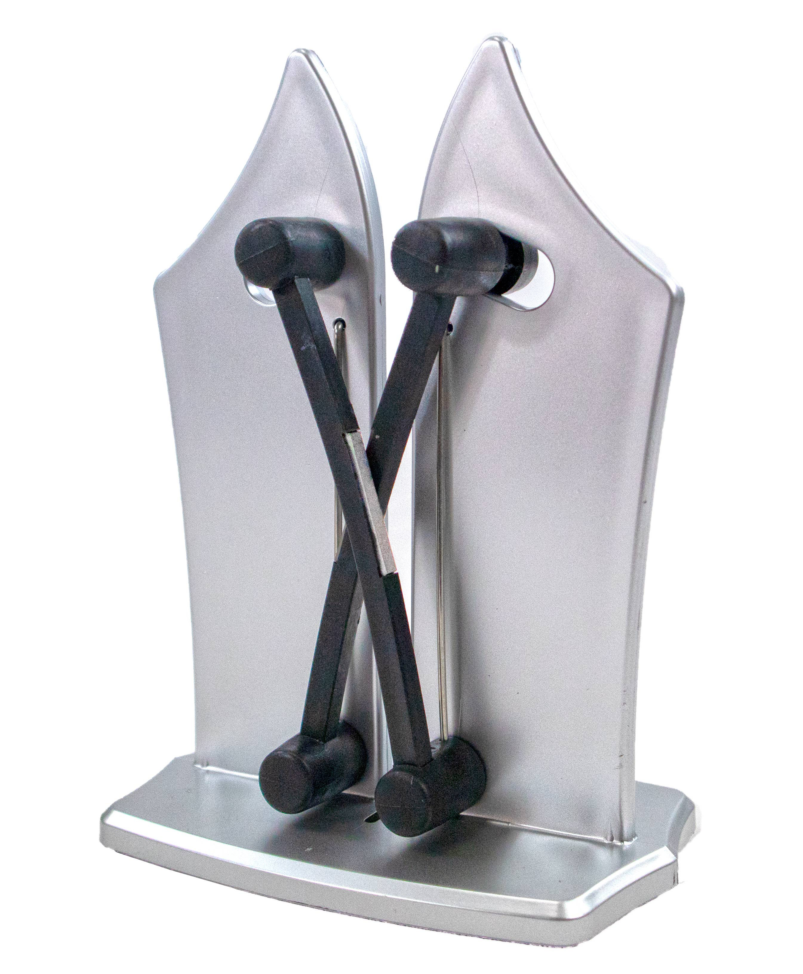 5 Star Super Deals 2Pc Kitchen Knife Sharpener, Triple-Action Carbide ...