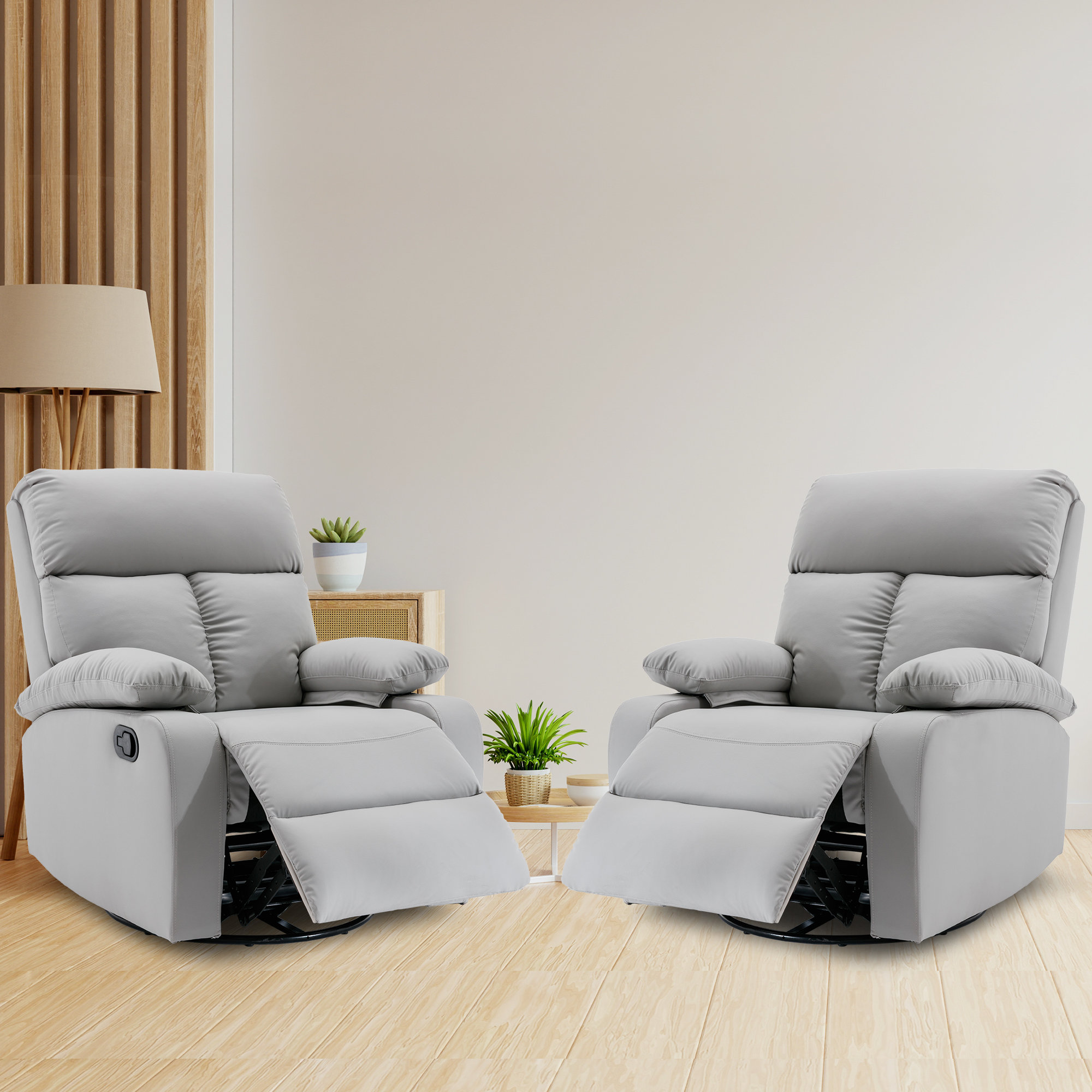 Latitude Run® Swivel Rocker Recliners For Small Spaces,rocking Recliner ...