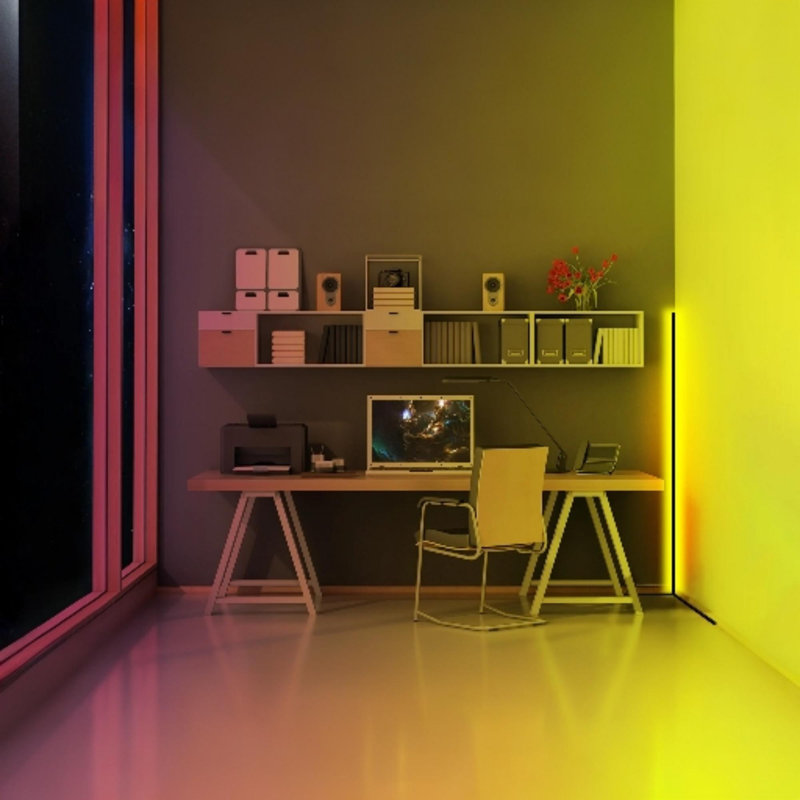 Wrought Studio™ Denada 55" LED Novelty Floor Lamp | Wayfair