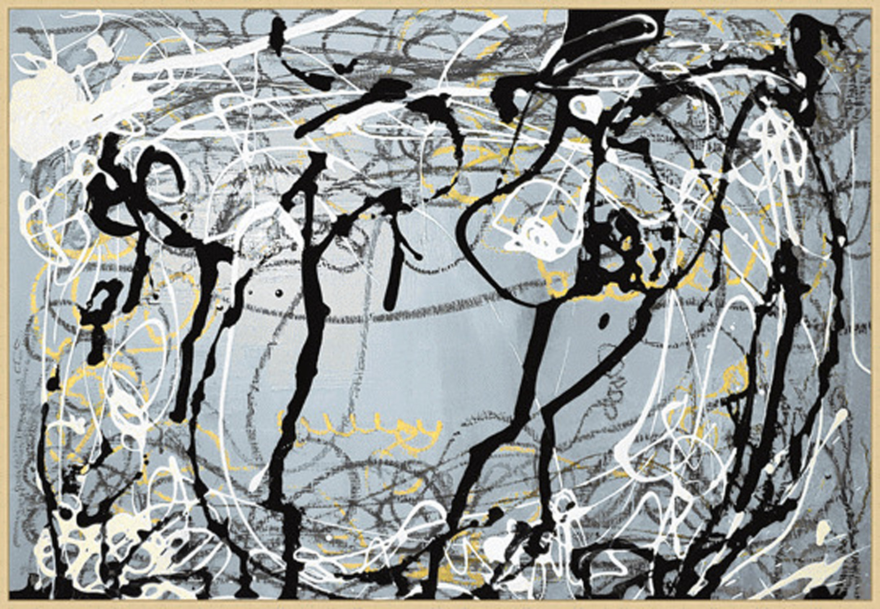 Wendover Art Group Erratic Behavior 1 by Thom Filicia - Floater Frame ...