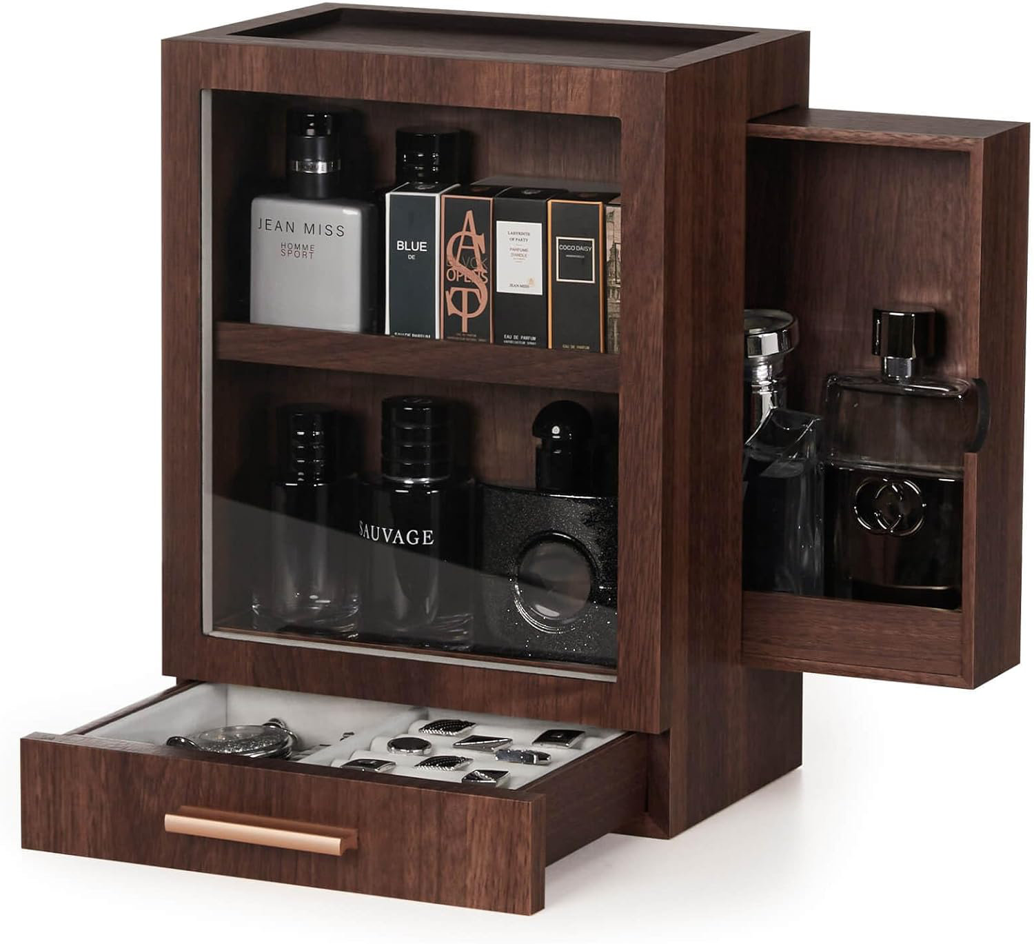 Hokku Designs Cologne Storage Organizer With Drawer,M | Wayfair