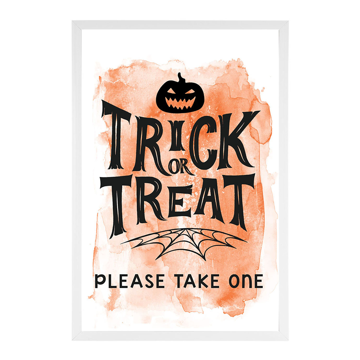 The Holiday Aisle® Happy Halloween Candy Sign Please Take One Sign ...
