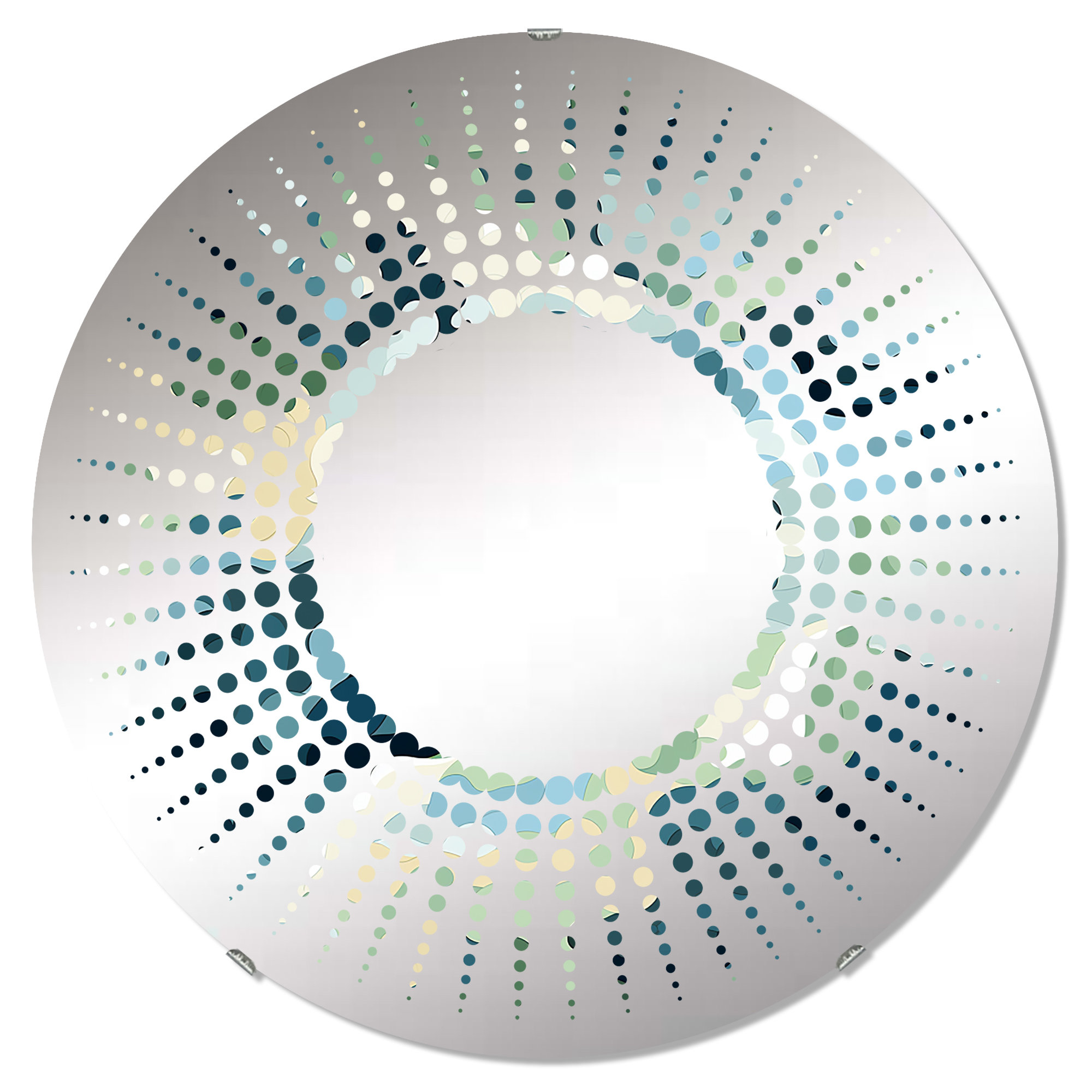 Design Art Dreamy Camouflage I - Starburst Decorative Mirror Circle ...