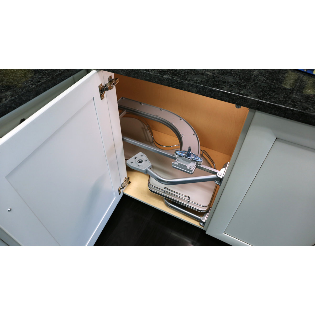 Rev-A-Shelf Contemporary Cloud 2-Shelf Blind Corner Organizer for Blind ...