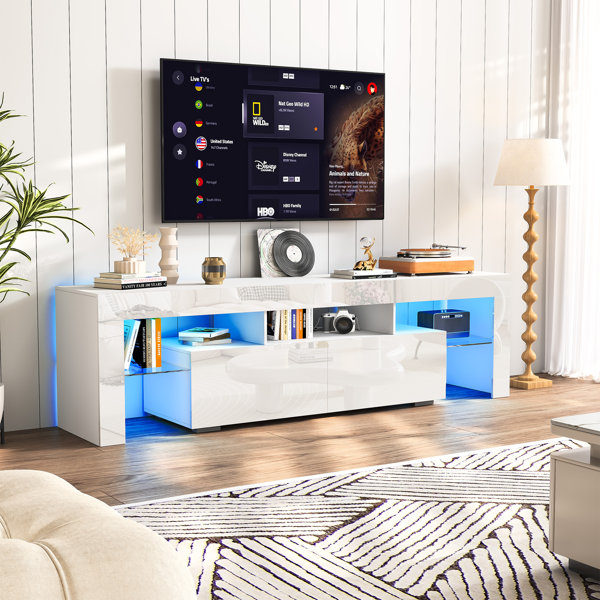 Orren Ellis Peiqi TV Stand for TV up to 70",Media Console with Two ...