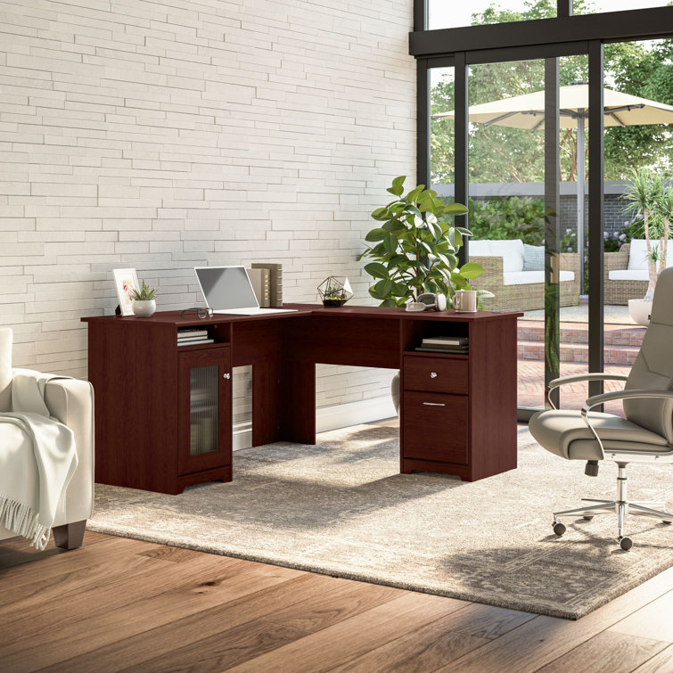 Latitude Run® Shelonda L-Shape Executive Desk & Reviews - Wayfair Canada