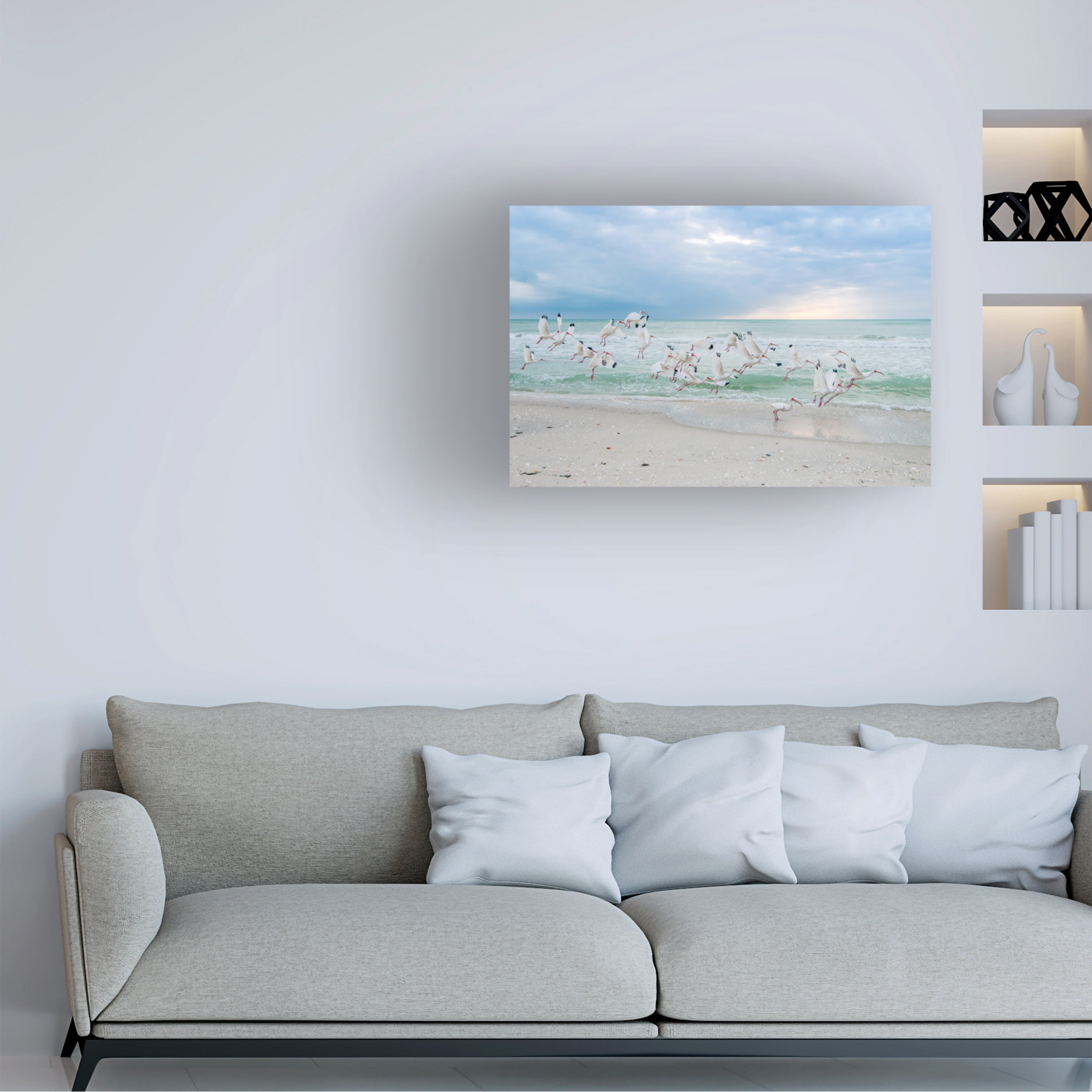 Charlton Home® Wrapped Canvas Wall Art - Mary Lou Johnson 'Hey! Wait ...