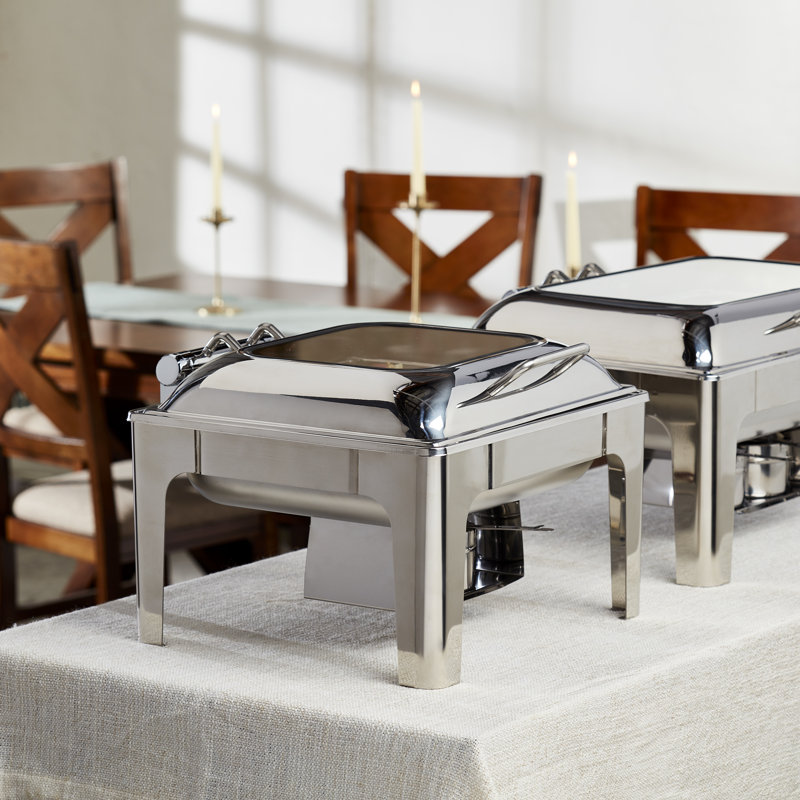 Denmark Celebrations by Denmark 5 Piece 6.3qt Stainless Steel Chafing ...