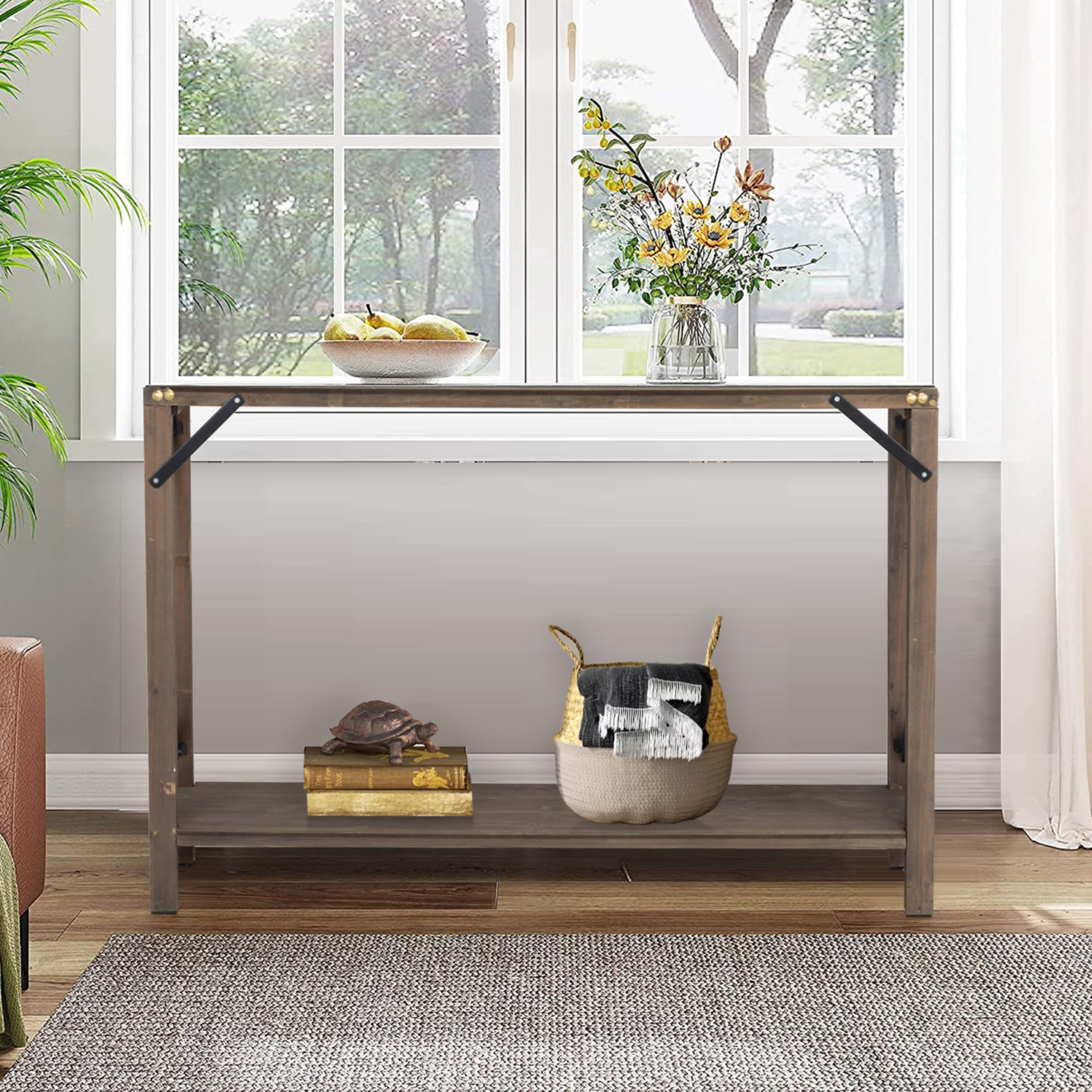 17 Stories 43.31'''' Console Table - Wayfair Canada