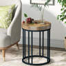 17 Stories Jotham Side Table, Round End Table for Living Room, Bedroom ...